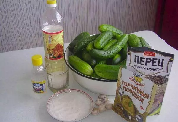 Ingredientes para sal