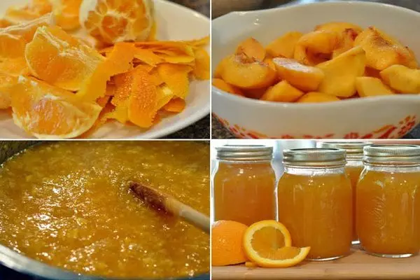 Pêssegos com laranjas