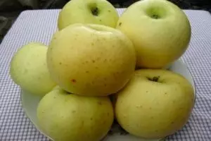Deskripsi Apple Trees Gula Kuning dan Hasil, Sejarah Pemuliaan dan Menumbuhkan Daerah