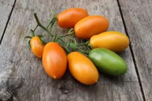 Characteristic and description of the Tomato Banana red, yellow, pink and motley, yield