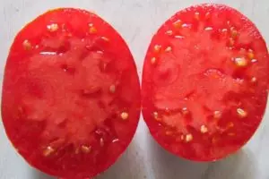 Karakteristyk en beskriuwing fan tomaatbabushkino fariëteiten, syn opbringst