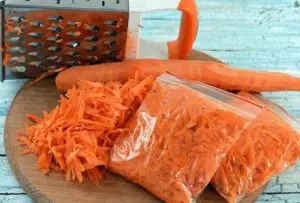 Hoe wortels in de winter in de vriezer thuis bevriezen
