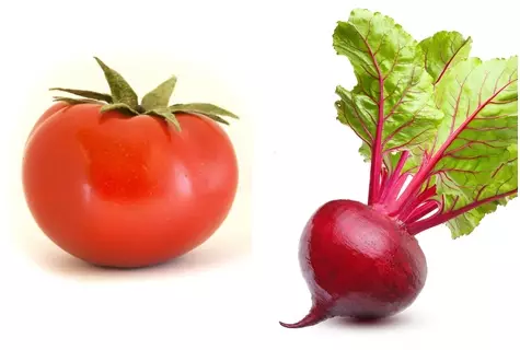 I-Tomato kunye nee-beet