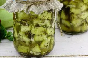 Step-by-step recipe para sa pagluluto zucchini sa langis para sa taglamig