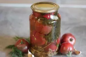 De bêste resepten, hoe't jo tomaten tariede foar de winter sûnder krûden ta te foegjen