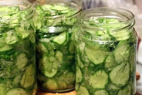 Recipe with cucumbers