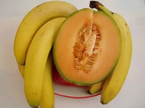 Banana at Melon.