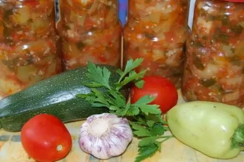 Zucchini xilliga qaboobaha