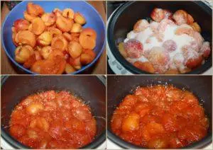 Top 7-koken resepten foar de Winter Aprikoat Jam yn Multikaooker