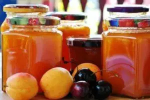 Chidimbu chakareruka chekubikira kwechando jam kubva kudhonza uye apricots