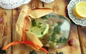 Top 9 recetas para cocinar Compota Mojito de la espalda de la grosella para el invierno