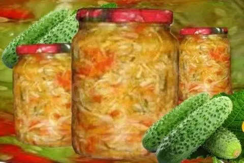कोबी सह cucumbers