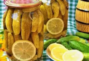 Receitas Marinando pepinos con limón para o inverno