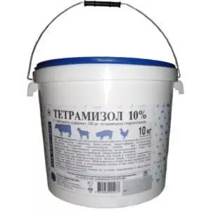Instructions pour l'utilisation de tétrazol 10 pour les porcs, les contre-indications et les analogues