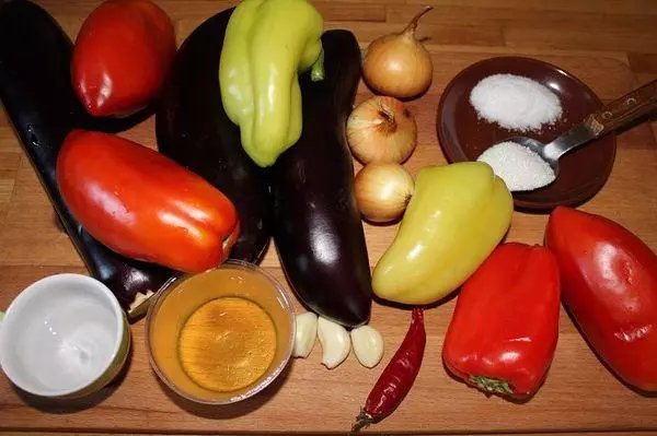 Ingredienser for salat