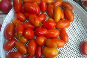 Katrangan babagan macem-macem hasananan tomat lan karakteristik
