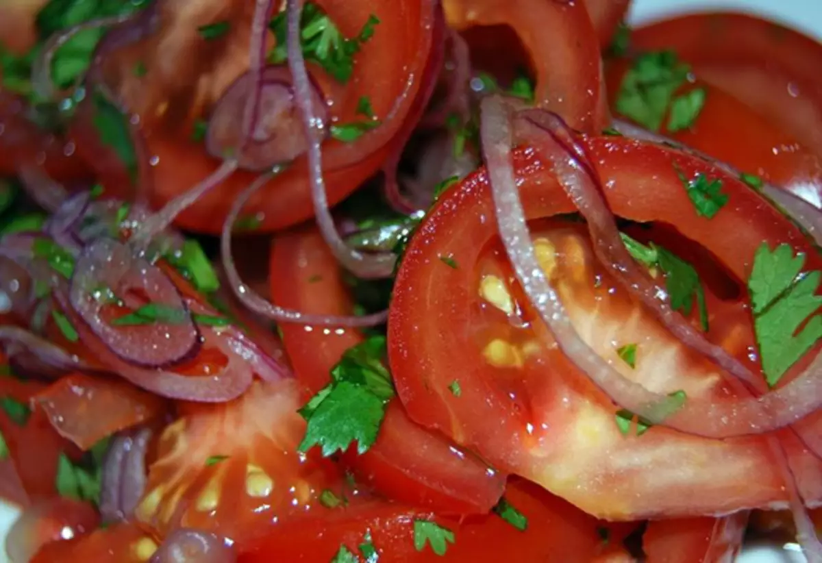 Salat med tomatsukker nastasya