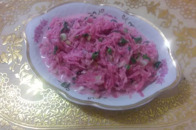 Ensalada de Radish.