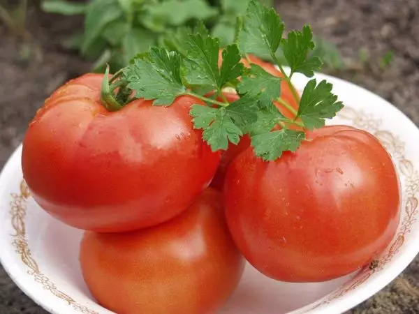 Tomaten polbig f1 an enger Teller