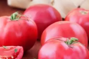 Beschreibung der Tomatenvermilion-Tomate, seine Eigenschaften und Ertrag