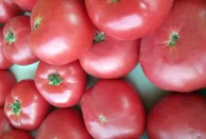 Karakteristikat dhe përshkrimi i kastisë rozë të domates f1, yield-i i saj