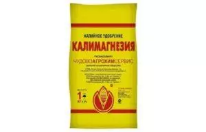 Instructions for the use of calmagnesia and composition of fertilizer, consumption rate