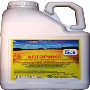 Instructions for the use of herbicide asterix and consumption rate