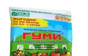 Ποικιλίες λιπασμάτων gumi-gumi και οδηγίες χρήσης, ανάλογα