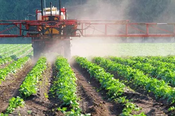 A propagación do herbicida
