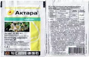 Instruksjoner for bruk av insektmiddel Aktar, hvordan å avle og utgiftsstandarder