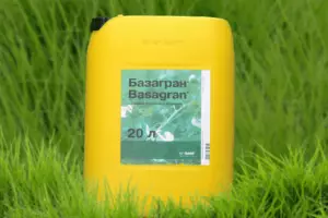 Leiðbeiningar um notkun herbicide basagran og aðgerðarbúnaður
