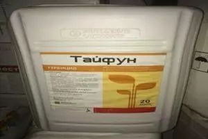 Instruktioner til brug og normer for forbrug af herbicid Typhoon