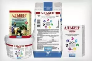 Arahan untuk penggunaan ubat Alben untuk rawatan ayam dan cara terbaik untuk memberi