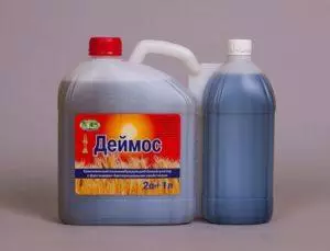 Instructions for the use of herbicide Dimimos and consumption rate of weeds