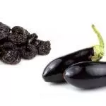 Eggplants tare da prunes: girke-girke na hunturu, Sinadaran da adana blanks 3155_2