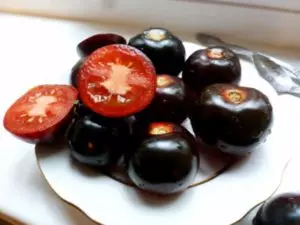 Pomidor indigo atirgulining tavsifi va tavsifi