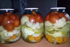 Awọn aṣẹ ohunelo ti o dara julọ lati Ewebe Ewebe - awọn cucumbers, awọn tomati ati zucchini fun igba otutu