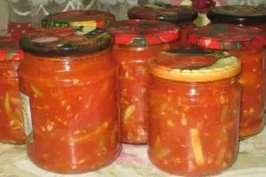 3 millors receptes de conserves de carbassó a la salsa de Krasnodar per a l'hivern