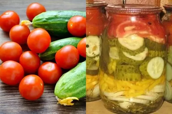 Cucumbers and Tomatoes in the Bank