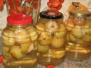 Krok-za krokom Compote Recept s jablkami s citrónovou kyselinou na zimu