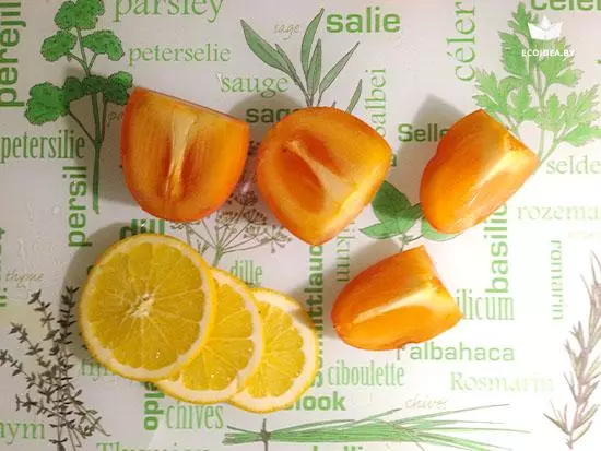 Oransje og persima.