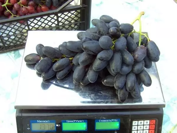 виноград велика на вагах