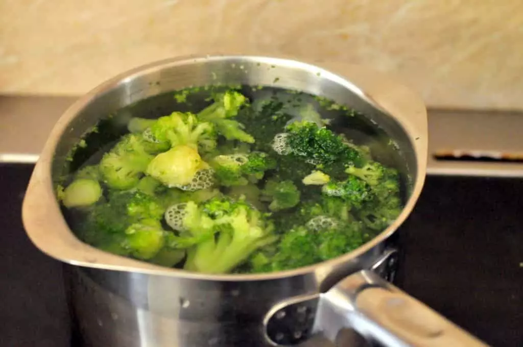 Broccoli Blanching.