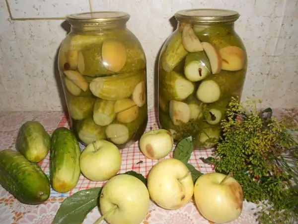 Ostroery低头黄瓜用苹果