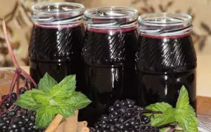 Simpleng recipe para sa pagluluto jam mula sa blackfold rowan berries para sa taglamig