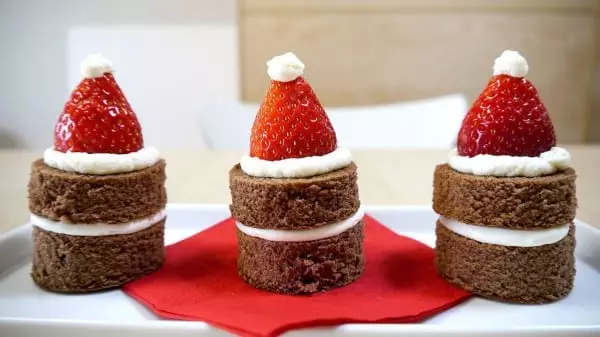 Новорічне тістечко «Санта»