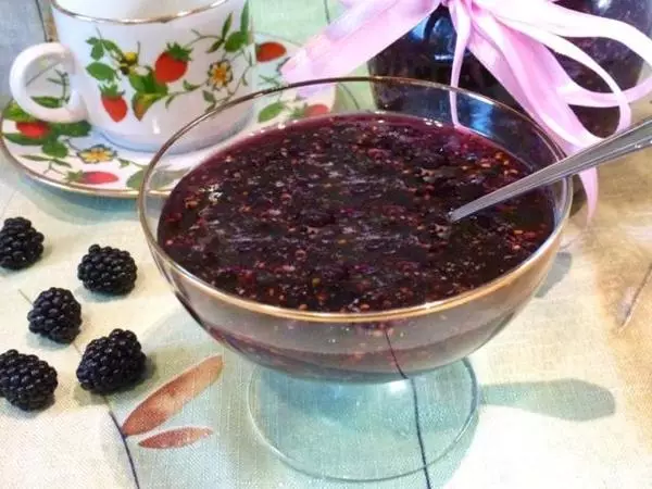 Jam keju dari Raspberry Hitam