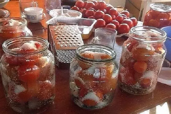 Preparar tomates.