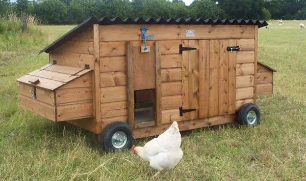 Chicken Coop op Wheels