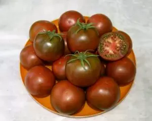 Txokolate tomate barietatearen funtzioa eta deskribapena, bere etekina